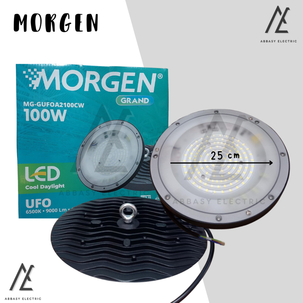 Jual [STOK 100 HANYA MELAYANI AMBIL KE TOKO] Morgen LED UFO New Grand lampu Industri Highbay UFO ...