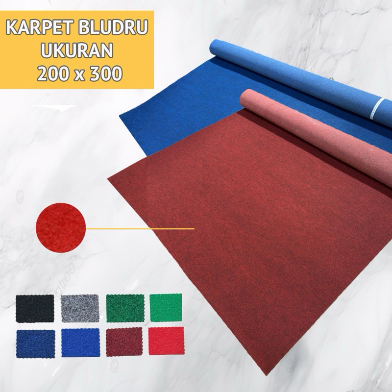 Jual Karpet Bludru Polos 200 x 300 Masjid Panggung Pameran | Shopee ...