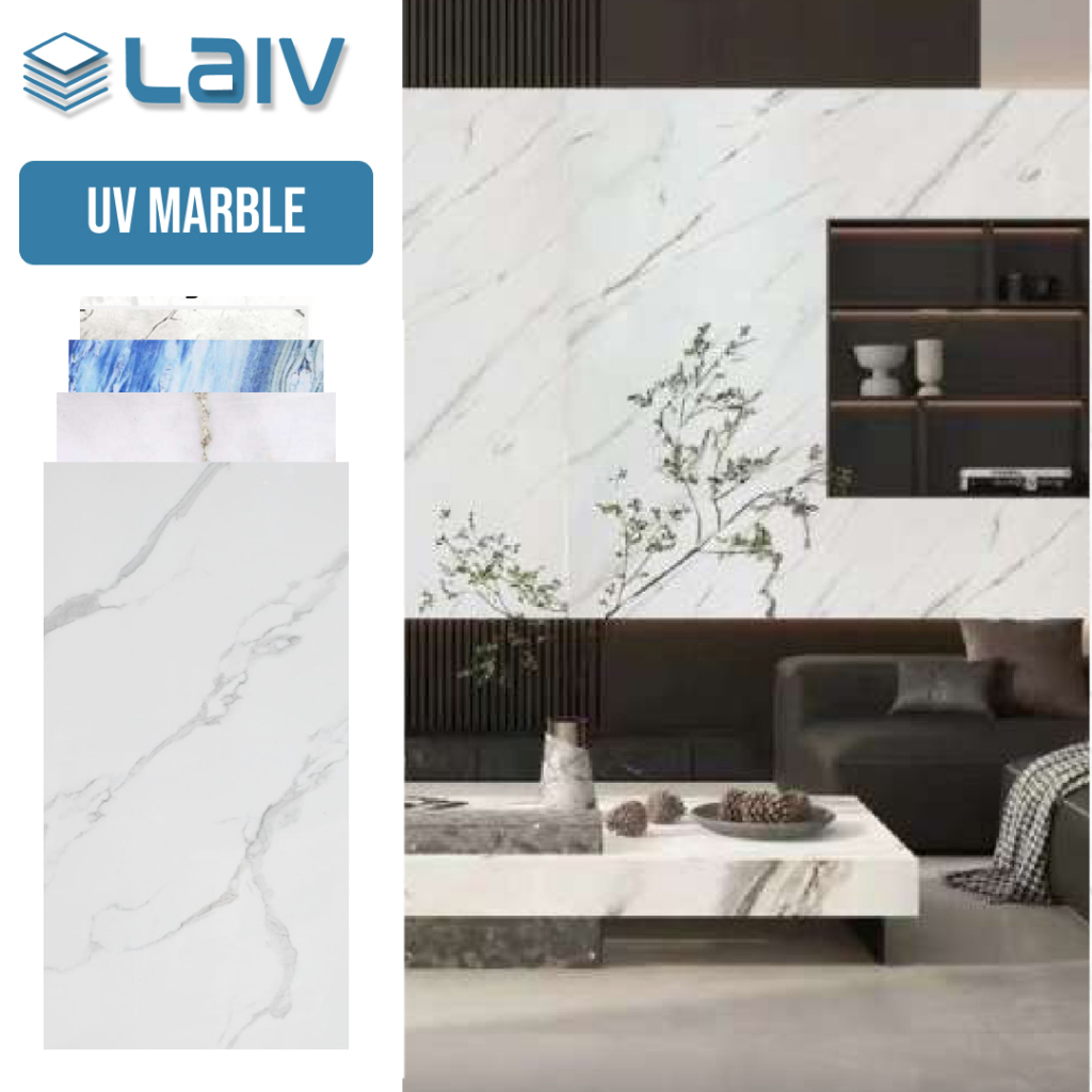 Jual LAIV PVC UV Marble Sheet PVC Board Panel Dinding Marmer Wallboard ...