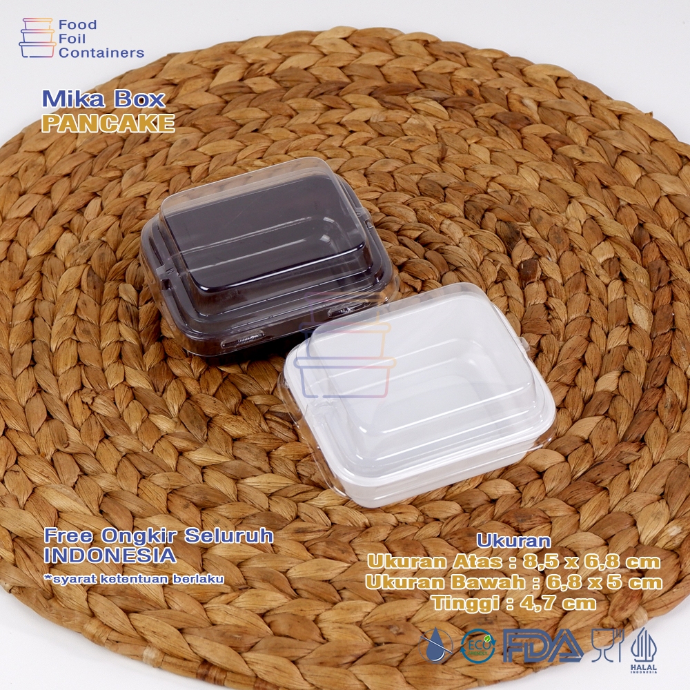 Jual MIKA BOX PANCAKE ISI 50 PCS | Shopee Indonesia