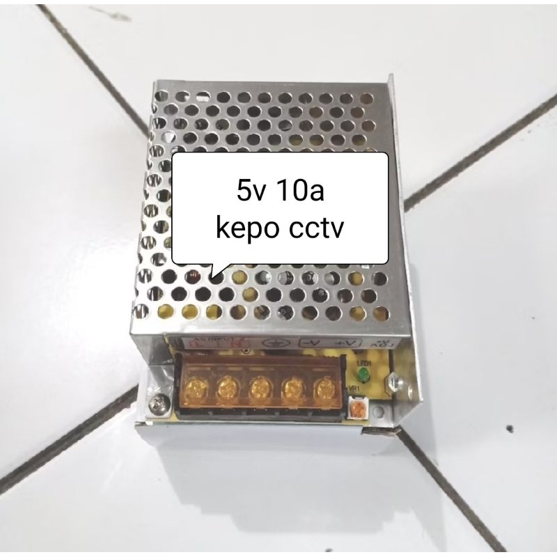 Jual Switching Power Supply PSU 5V 10A High Quality, 5 Volt 10 Ampere Jaring Adaptor SMPS ...