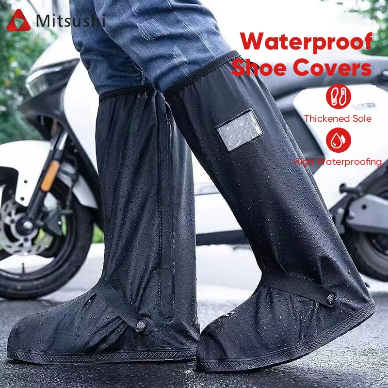 Jual Mitsushi Rain Shoe Cover Long Waterproof Hujan Sepatu Dengan ...