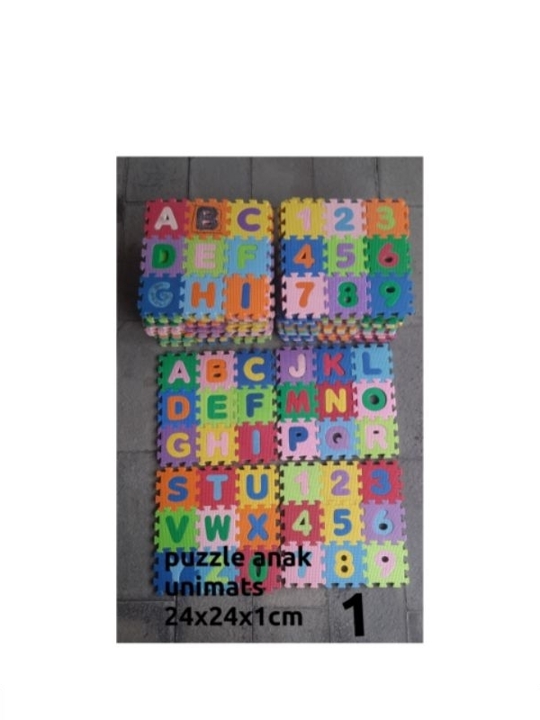 Jual Karpet puzzle evamat Abjad mini /Angka dan Symbol /Alas bermain ...