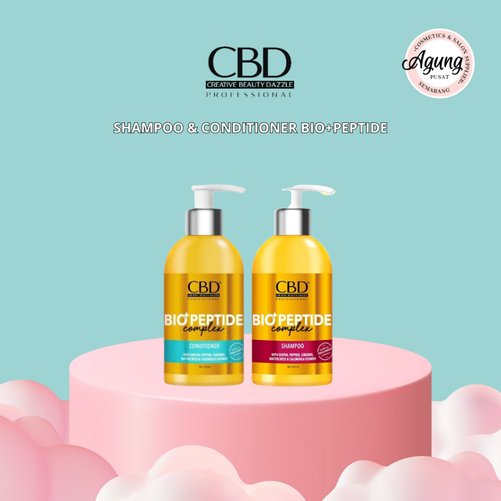 Jual CBD BIO+PEPTIDE COMPLEX SHAMPOO & CONDITIONER 250ml | Shopee Indonesia