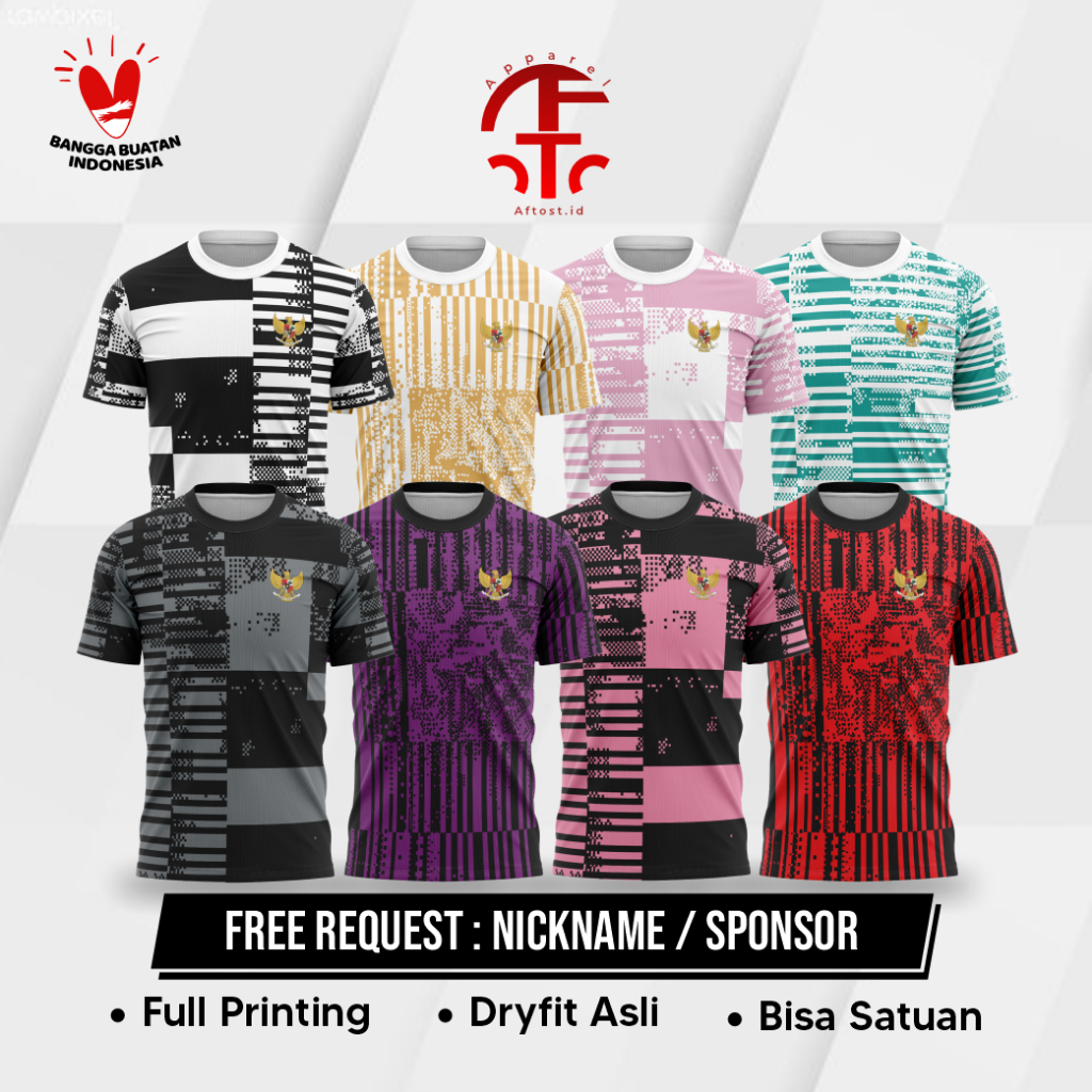 Jual Jersey Timnas Indonesia Training 2024 Grade Lokal Full Printing ...