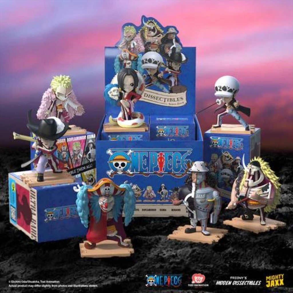 Jual MINISO x Mighty Jacxx Fun Boxx One Piece Blind Box Warlods Edition ...