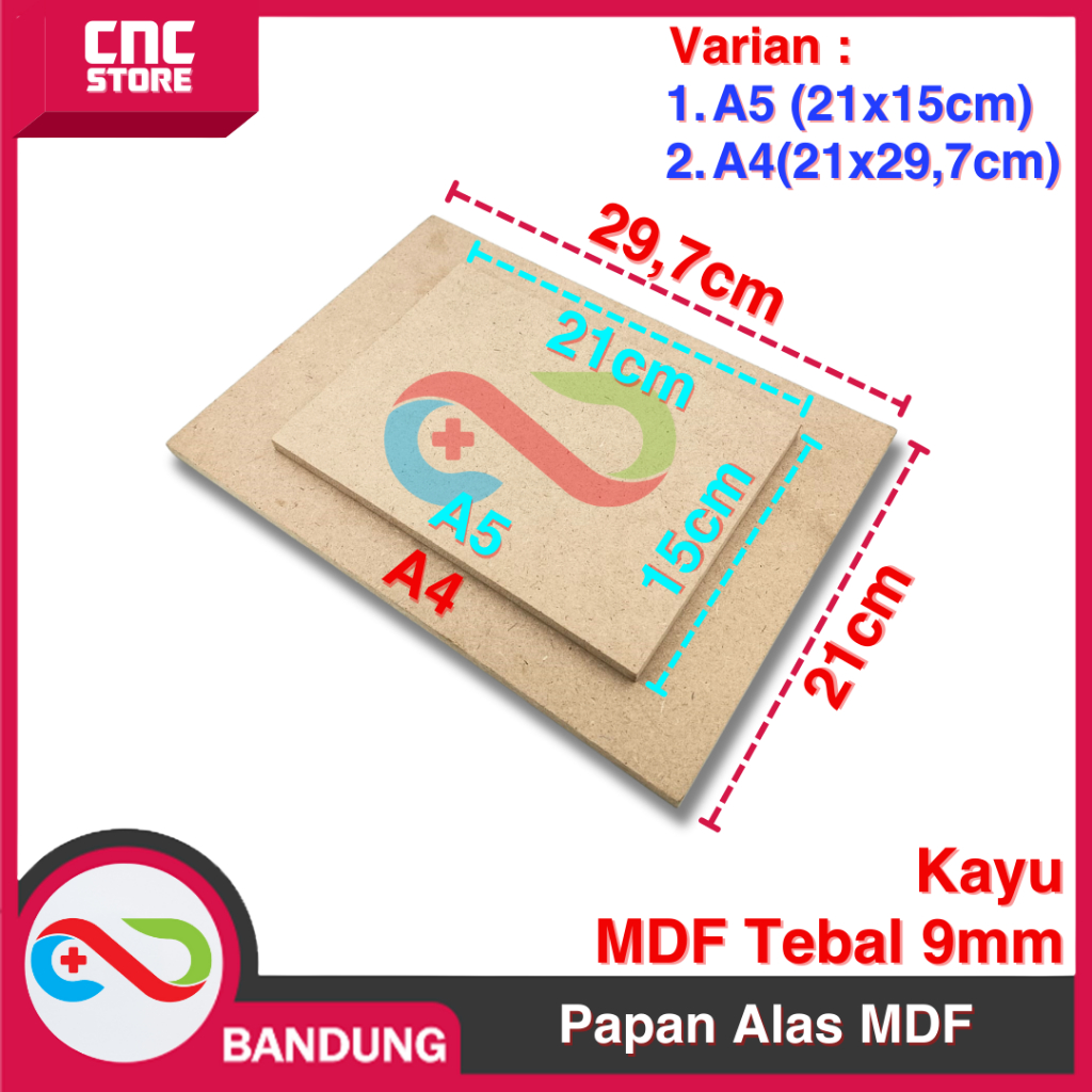 Jual PAPAN PROYEK MDF BOARD ALAS PROJECT DIY 9MM A5 A4 | Shopee Indonesia