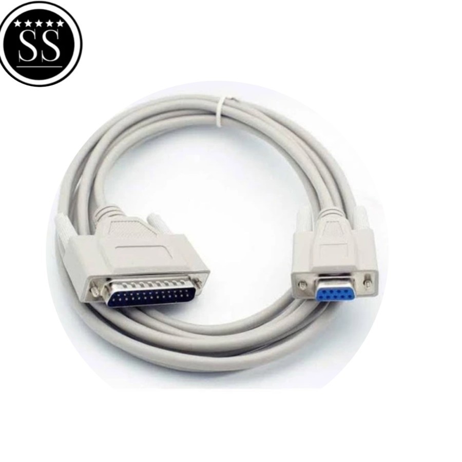 Jual Kabel Printer Serial RS232 DB9 - DB25 Epson TMU 210 220 295 TMT 88 ...