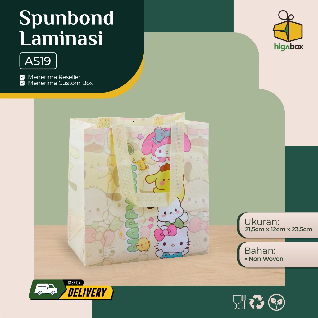 Jual Tas Spunbond / Goodie Bag Spunbond / Spoundbond Bag / Tas Belanja ...