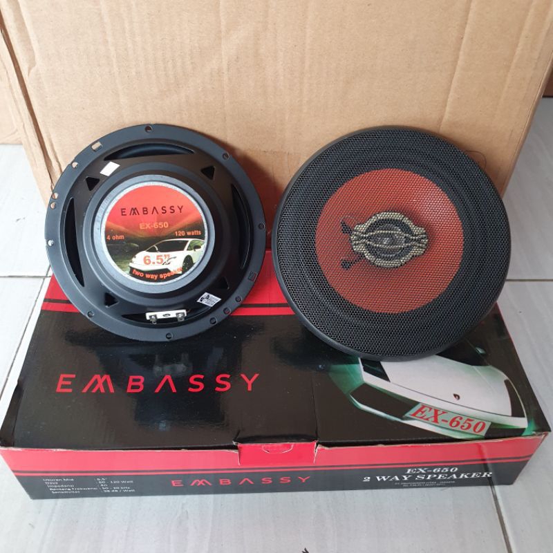Jual Speaker Coaxial Embassy EX-650 6 inch | Shopee Indonesia