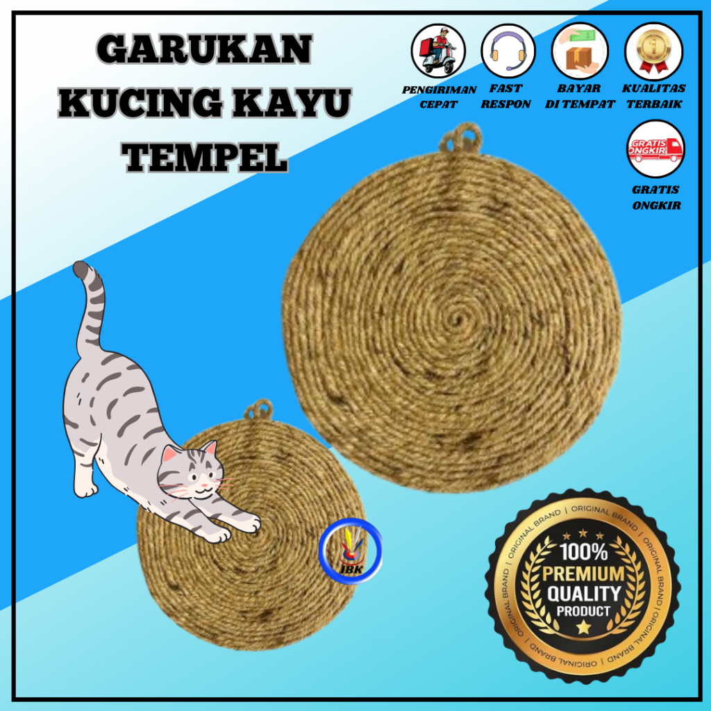 Jual Garukan Kucing Tempel Dinding Mainan kucing Cakaran Kuku Cat ...