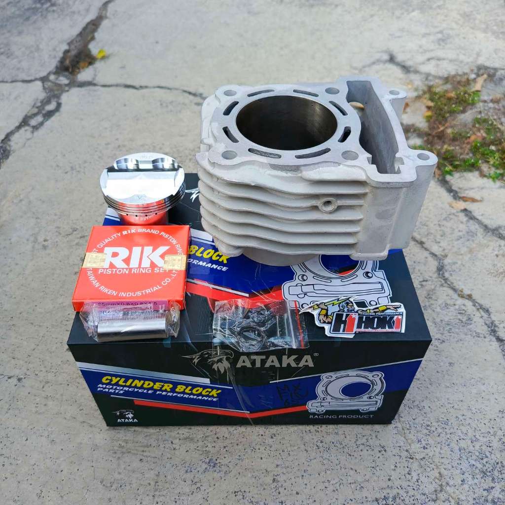 Jual ATAKA Cylinder Blok Ceramic Bore Up Mx King Vixion Mx New Old 63mm ...