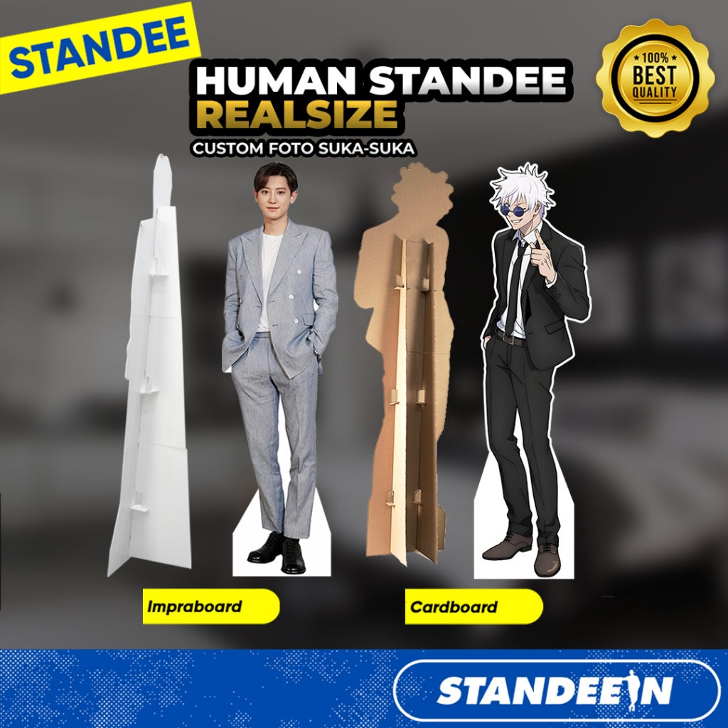 Jual Human Standee Real Size Custom Standee | Shopee Indonesia