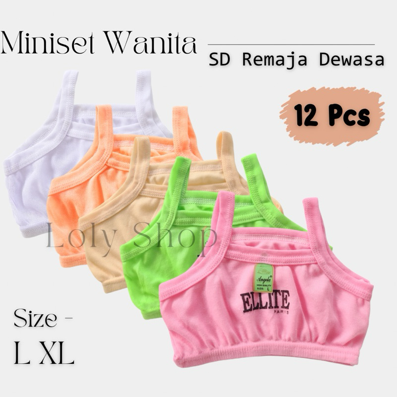 Jual 12 PCS MINISET ANAK REMAJA DEWASA TALI KECIL SIZE L XL | Shopee ...