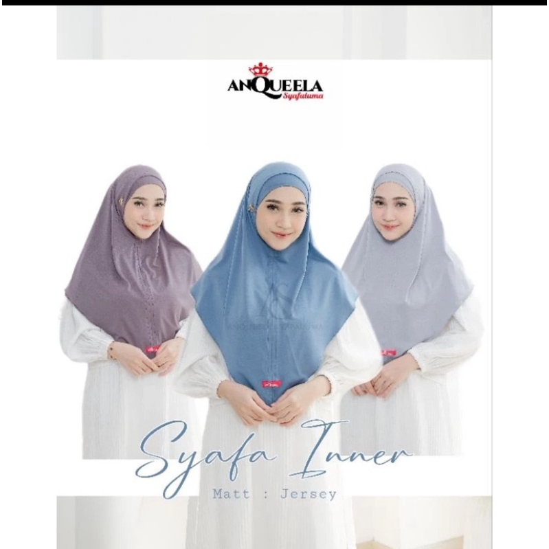 Jual anquella knit| anquella syafa iner|hijab iner | hijab rajut ...