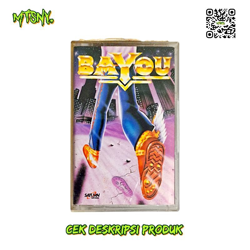 Jual Kaset Pita Musik Band Rock Pop Bayou Album Pertama Aquarius 1995 ...