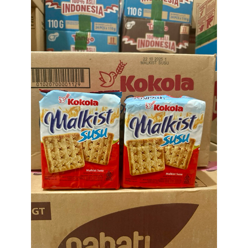Jual Malkist susu kokola 225gr 1 karton isi 18pcs | Shopee Indonesia