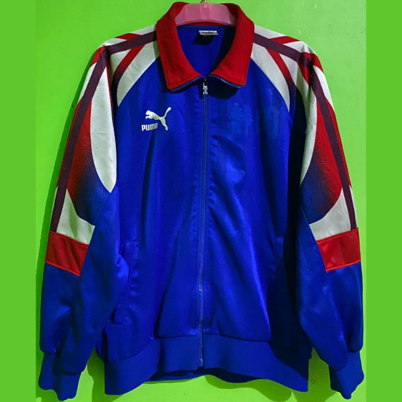 Jual Tracktop PUMA Vintage (Biru Elektrik) | Shopee Indonesia