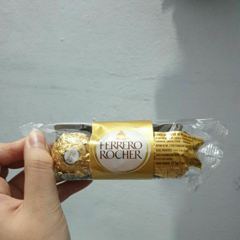 Jual [READY STOCK] Ferrero Rocher Isi 3 | Shopee Indonesia