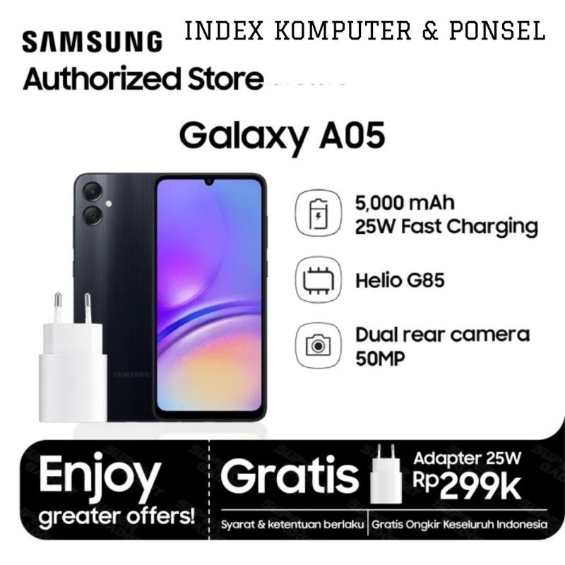 Jual Samsung Galaxy A05 6/128 + 4/128 + 4/64 Garansi Resmi Nasional ...