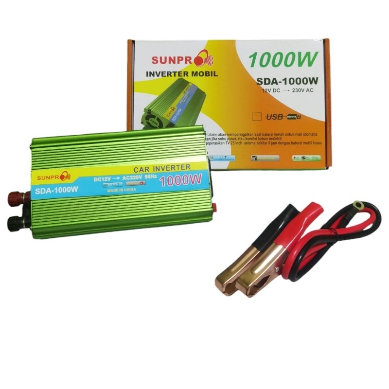 Jual Power Inverter Sunpro 1000W SDA-1000W Original 100 % ll Power ...