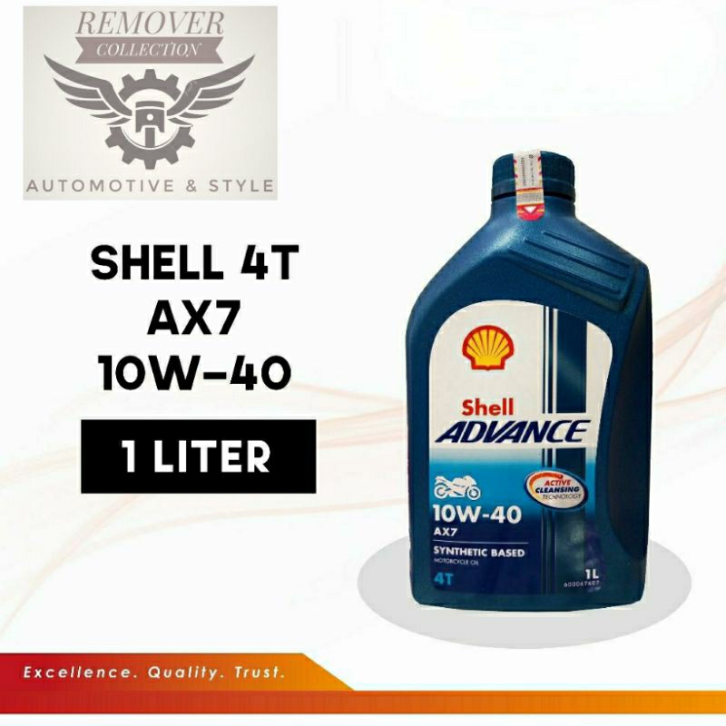 Jual OLI Shell Advance 4T AX7 10W-40 (Original Shell 100%) | Shopee Indonesia