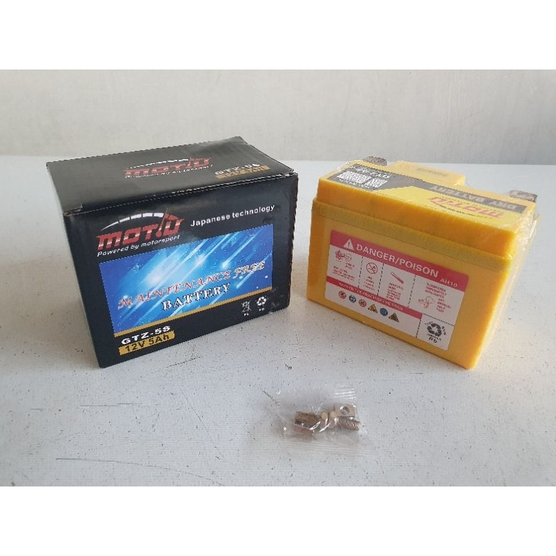 Jual BATERAI KERING DRY BATTERY MOTOR GTZ5S GTZ 5S KHARISMA KARISMA 12 ...