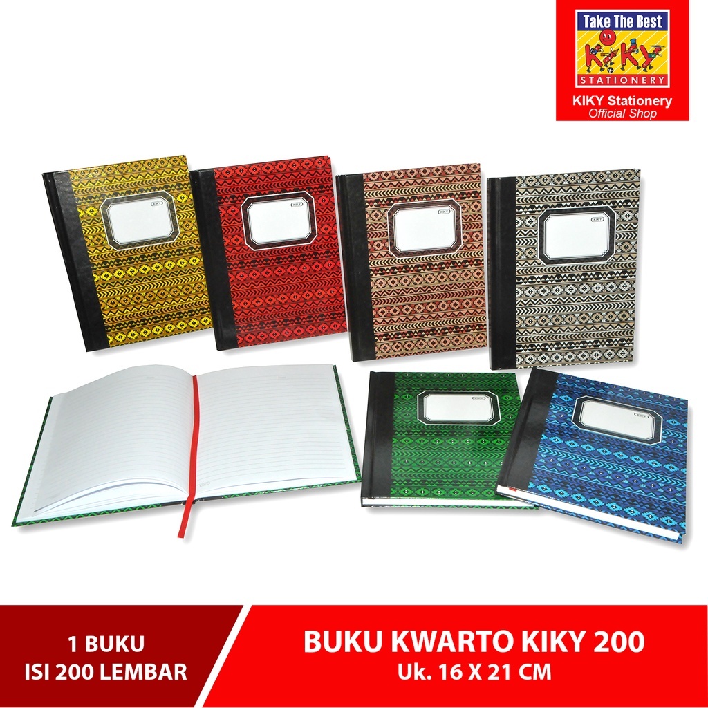 Jual Buku Agenda Kiky Kwarto Isi 200 Lembar / Buku Akuntansi / Buku ...