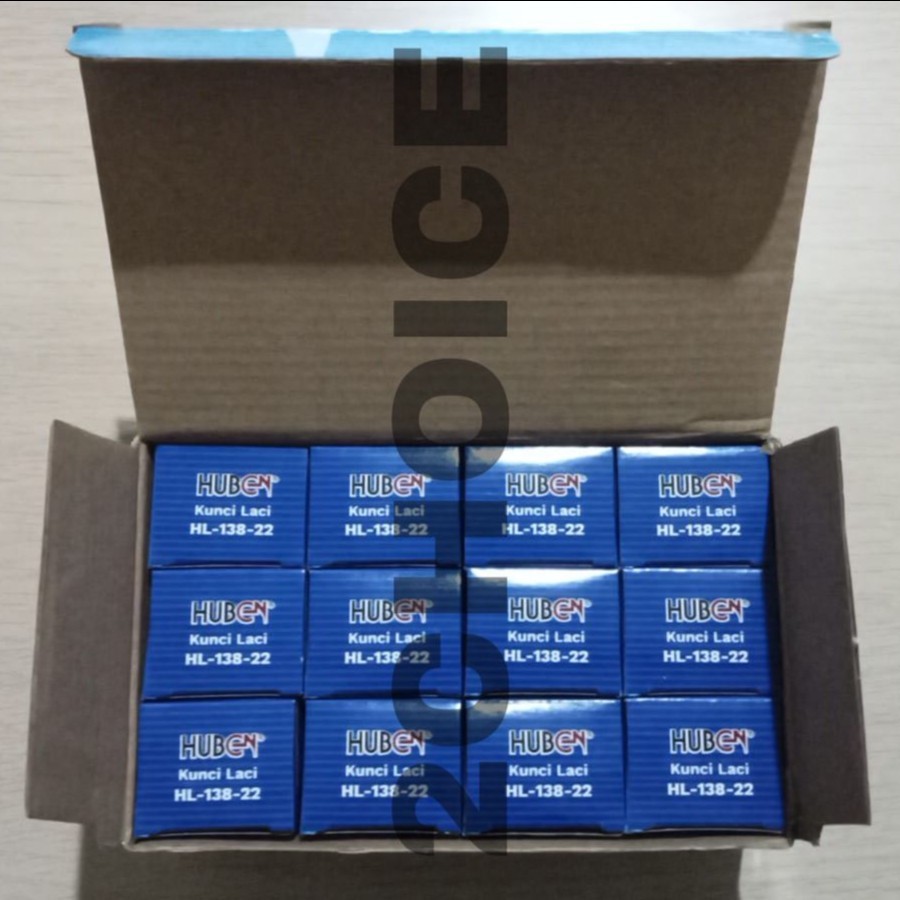 Jual kunci laci huben hl 138 - 22mm / kunci kerangka padat lemari ...