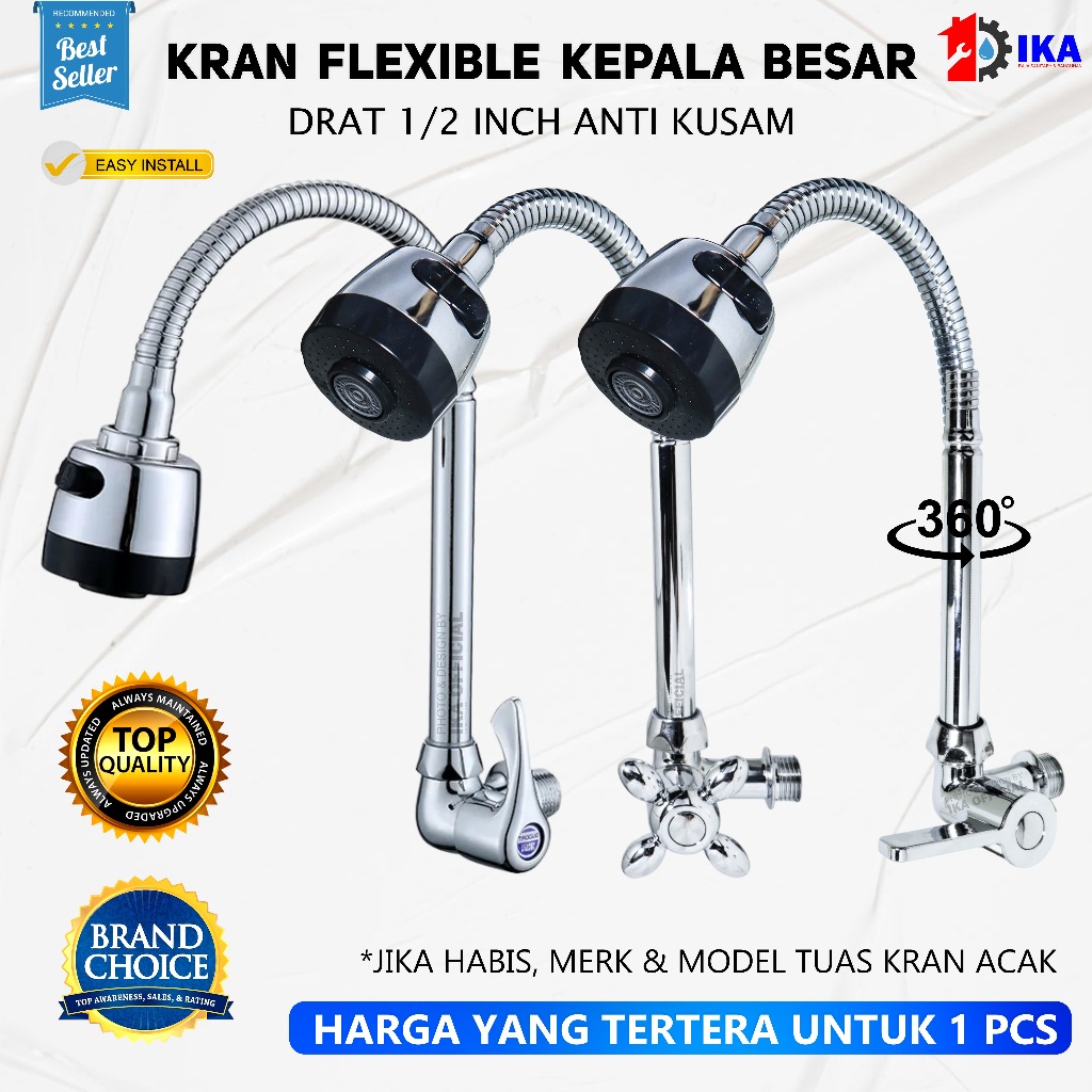 Jual Kran Angsa Dapur Fleksibel / Flexible - 1/2 Inch - High Quality ...