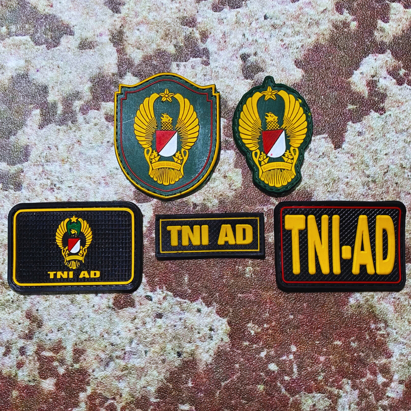 Jual Patch Rubber TNI AD Karet tempel EKA PAKSI TNI Kotak Rekatan Karet ...