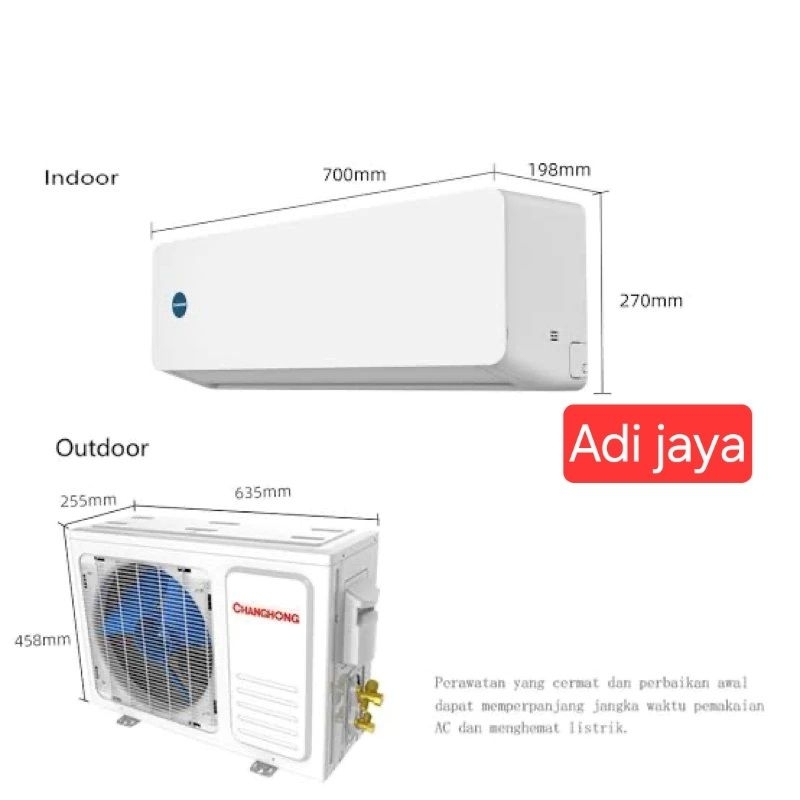 Jual AC CANGHONG 1/2 STANDAR GARANSI RESMI | Shopee Indonesia