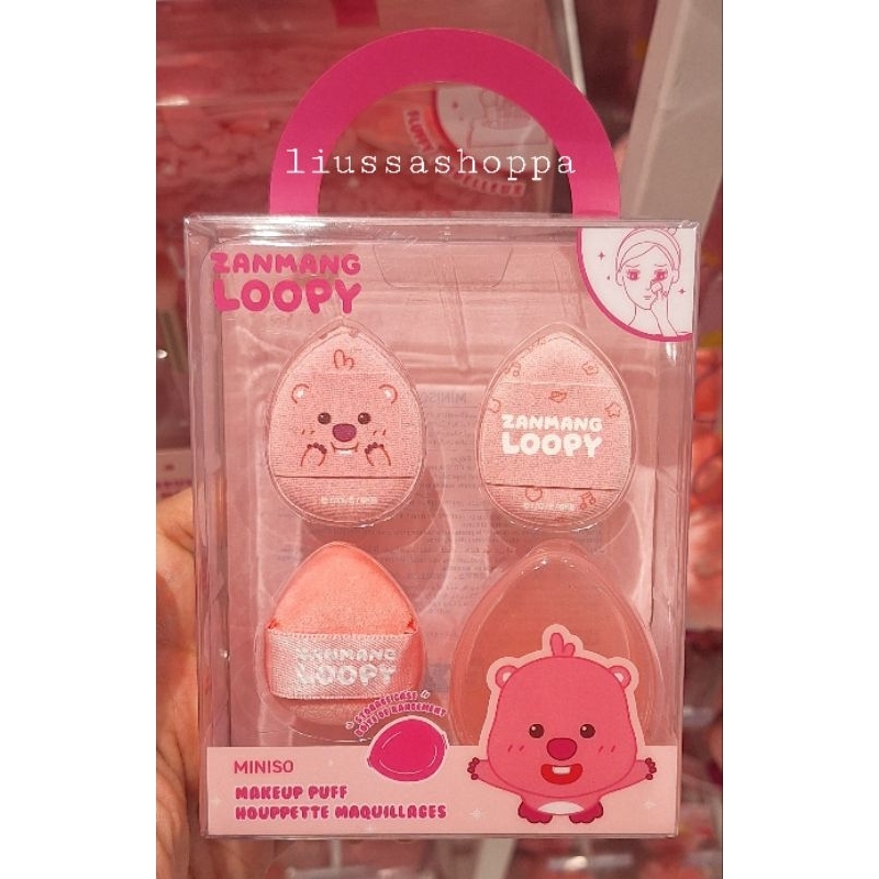 Jual Makeup Puff Miniso - Zanmang Loopy Collection Makeup Puff Set ...