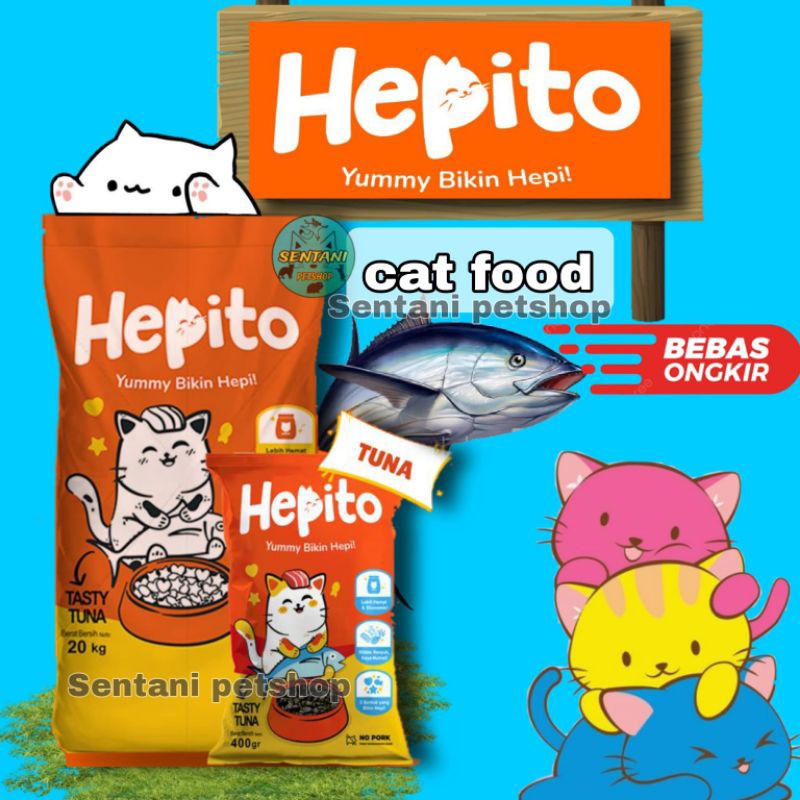 Jual Makanan kucing hepito - yummy bikin hepi - cat food hepito ...