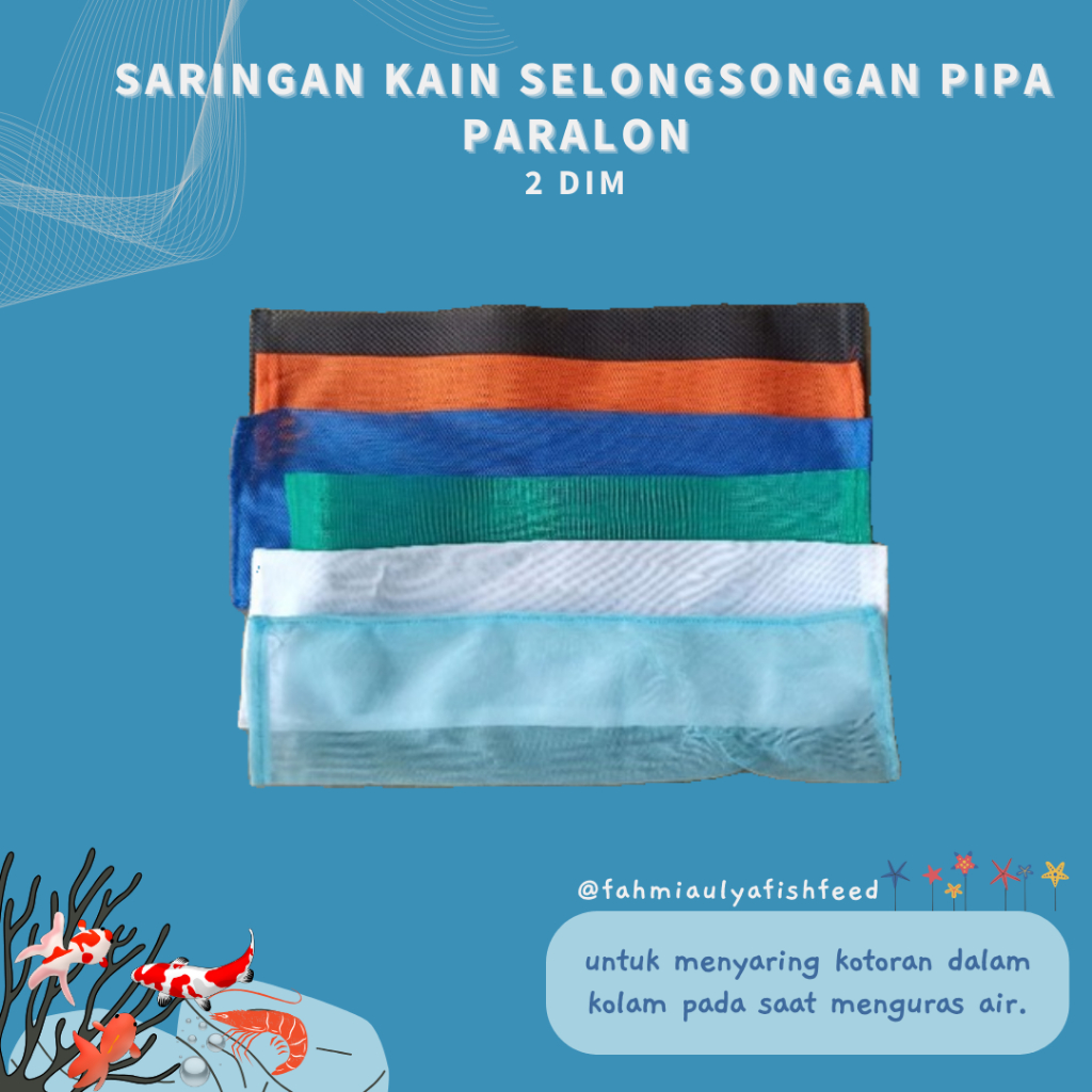 Jual SARUNG PIPA PARALON 2-4 DIM | SARINGAN KAIN SELONGSONGAN PIPA ...