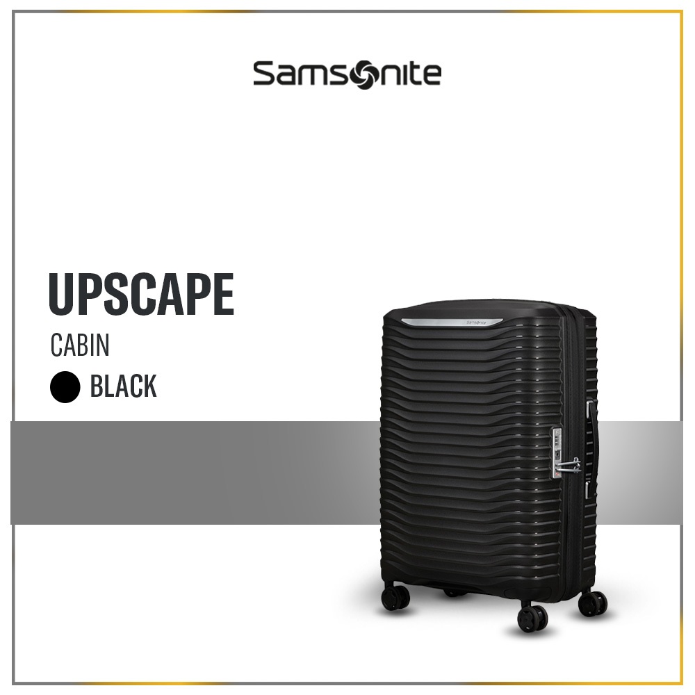 Jual Samsonite Koper Hardcase Upscape Cabin 20 Inch - Black | Shopee ...