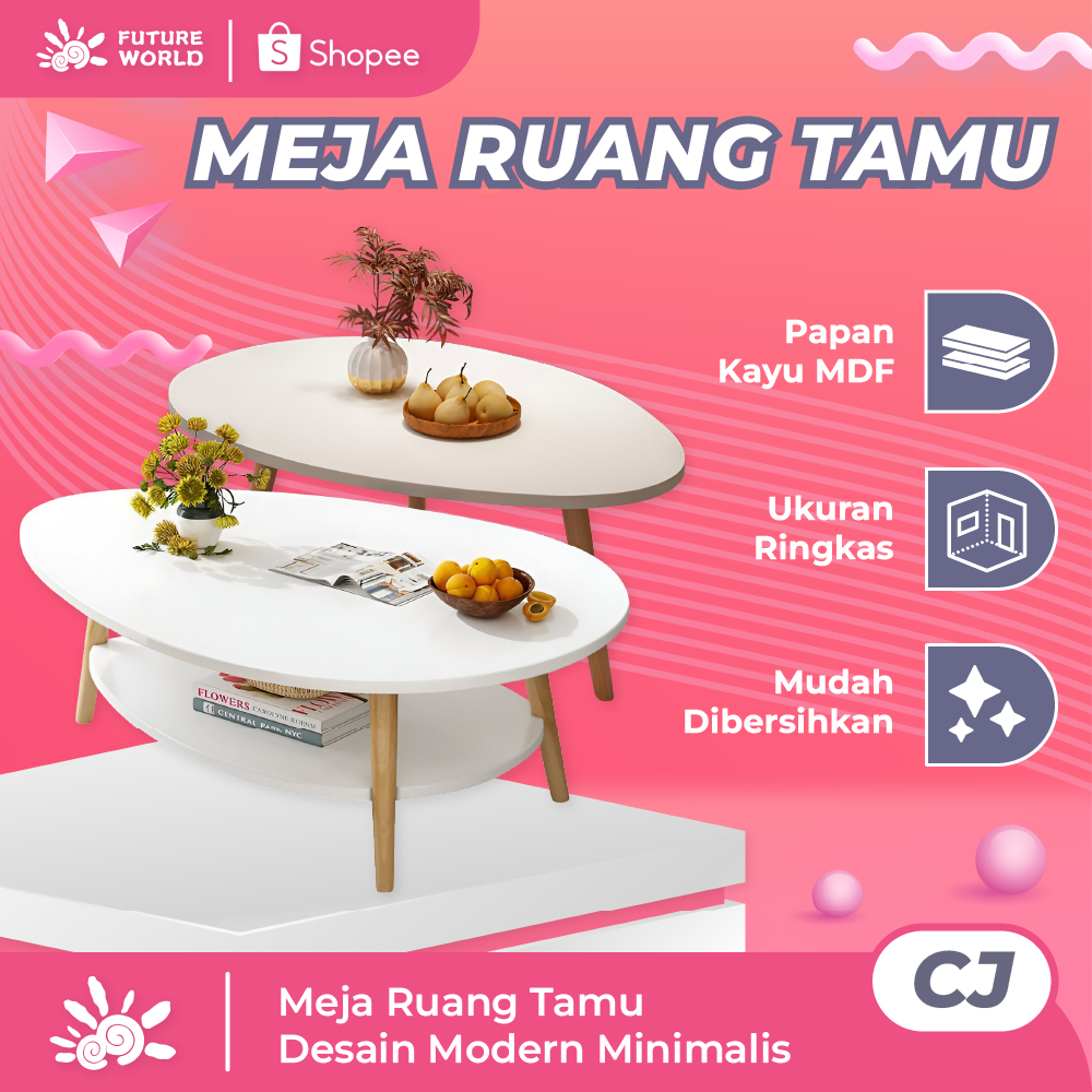 Jual Futureworld Meja Ruang Tamu / Coffee table / Meja Kopi / Meja ...