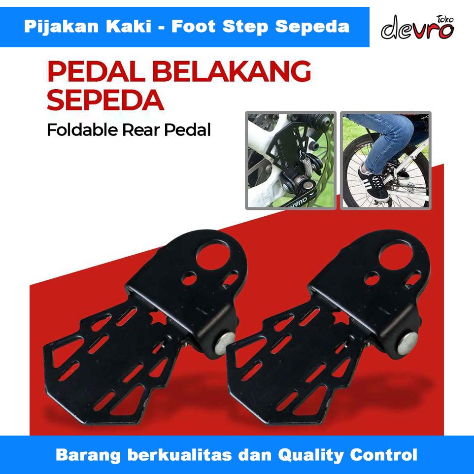Jual Jalu Pijakan Kaki Sepeda - Foot Step Sepeda Anak dan Dewasa - 2 ...