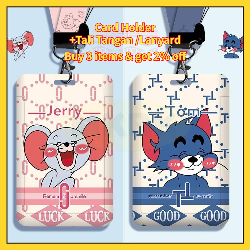 Jual ⭐ MKBK ⭐ Id Card Holder Aesthetic Agress Id Pastellin Id Tali ...