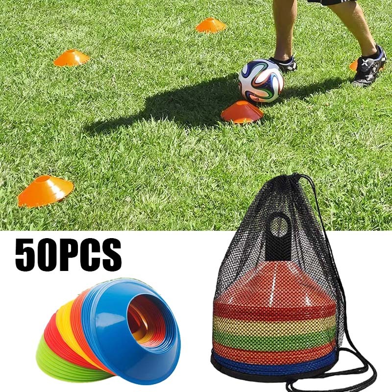 Jual Cone Latihan Bola 1 Set 50pcs Cone Mangkuk Sepak Bola Mangkok ...