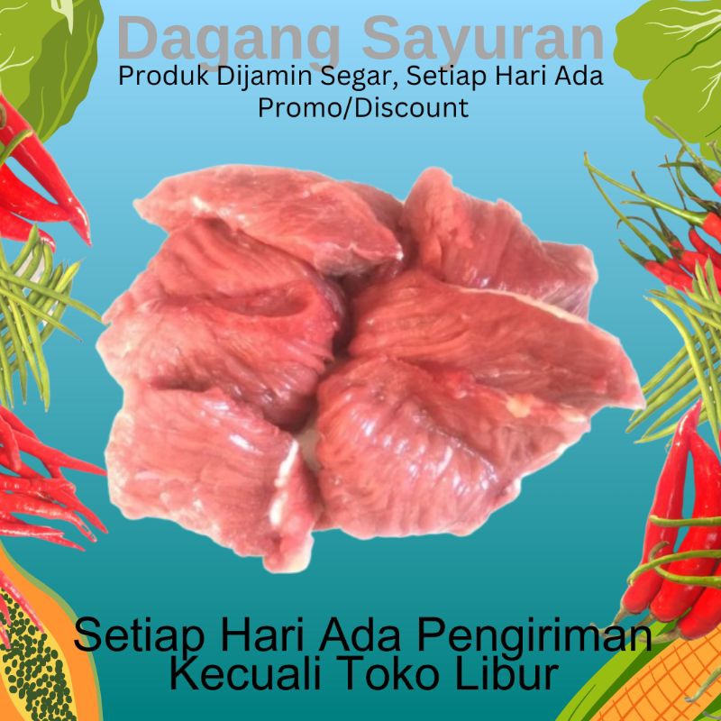 Jual DAGING SAPI SEGAR/DAGING RENDANG/DAGING SEMUR/DAGING DENDENG 250 ...