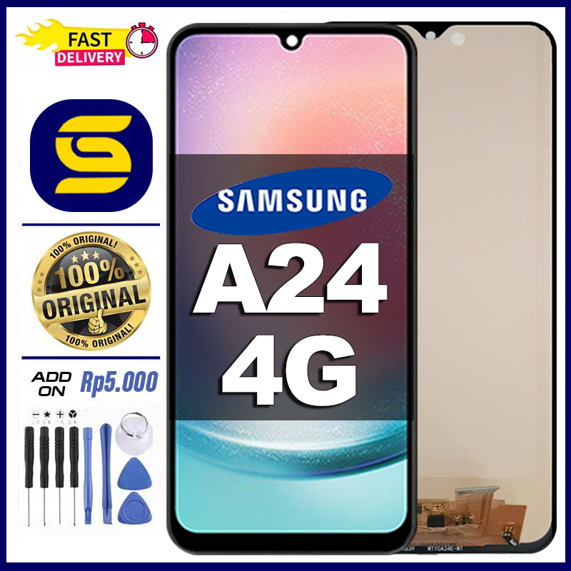 Jual LCD SAMSUNG A24 4G Original COD TouchScreen Fullset Compatible For ...
