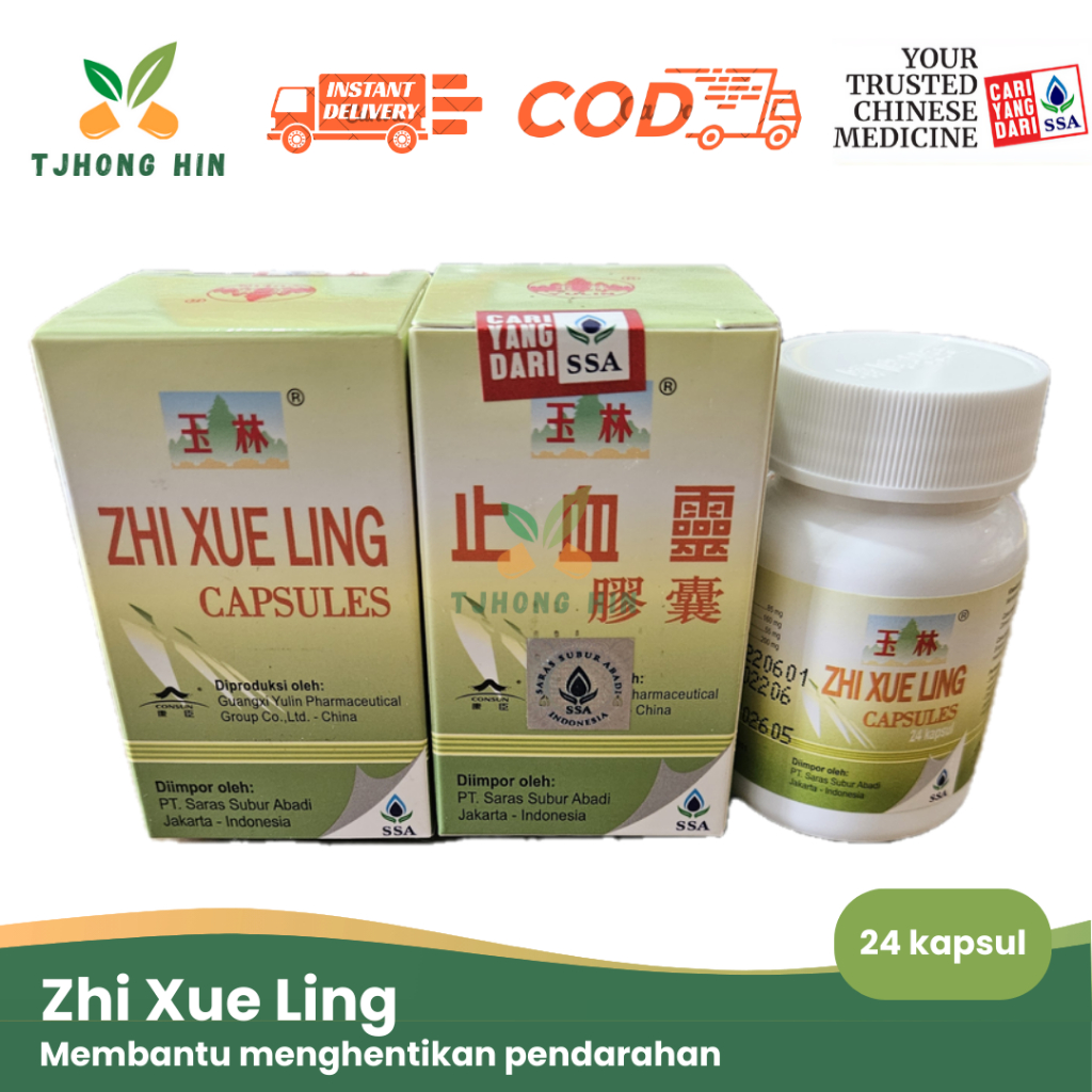 Jual Zhi Xue Ling Capsule - 24 Kapsul / Menghentikan Pendarahan ...