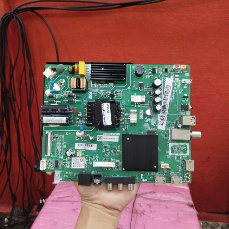 Jual MB TV AQUA LE43AQT6700FG MAINBOARD MOTHERBOARD MODUL MESIN TV LED | Shopee Indonesia