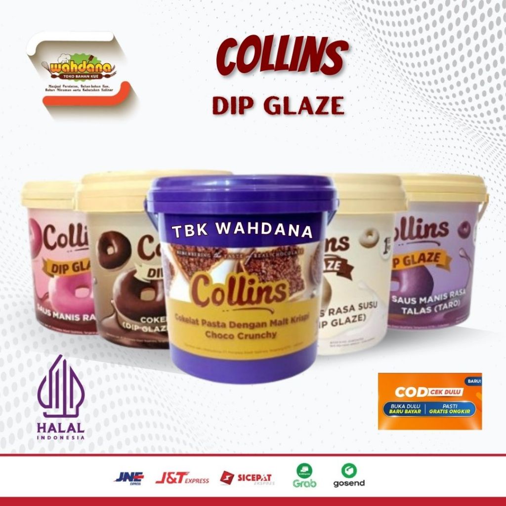 Jual Dip Glaze Selai Collins 1Kg | Shopee Indonesia