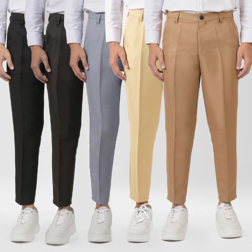 Jual FOLER - Celana Ankle Pants Pria (formal, bahan, kantor, kain, kerja) panjang slimfit ...