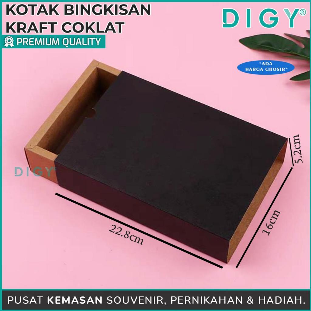 Jual Kotak Hadiah Kraft + Tutup / Packaging Kado Gift Box / Kotak Kado ...