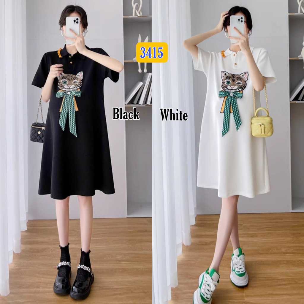 Jual Dress Rajut Pendek Cat Pita 3415 / Dres Rajut Motif Kekinian Midi ...