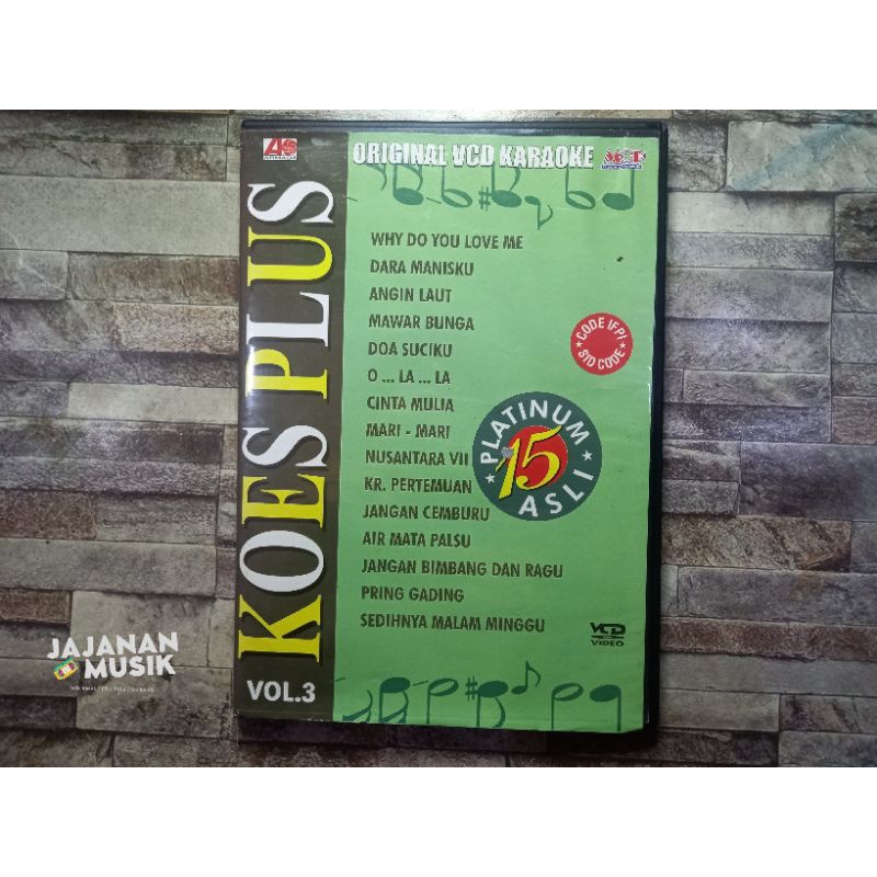 Jual VCD Koes Plus (15 Platinum Hits) | Shopee Indonesia
