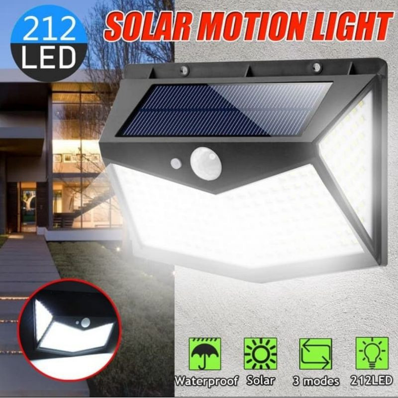 Jual KODE ( 212 ) Lampu LED 212 SOLAR tenaga matahari sensor gerak ...